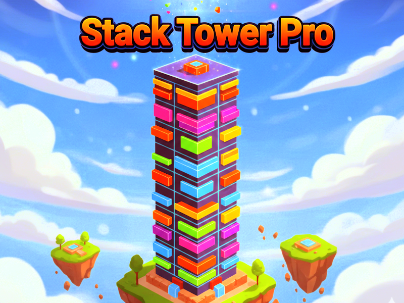 Stack Tower Pro 🕹️ Hrajte online na SGameS