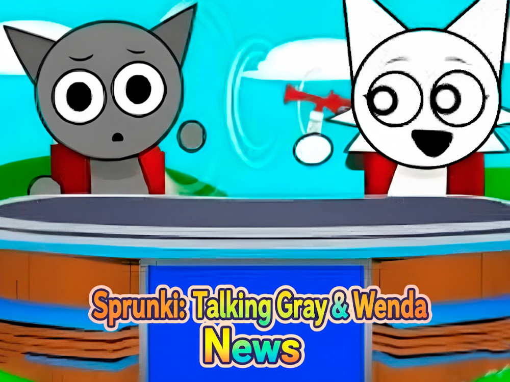 Sprunki: Talking Gray & Wenda News 🕹️ Hrajte online na SGameS