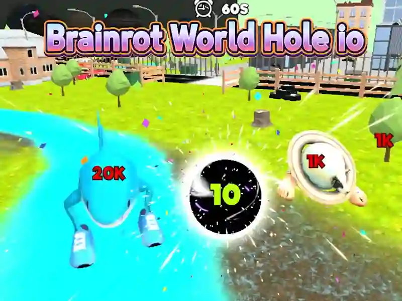 Brainrot World Hole io 🕹️ Hrajte online na SGameS